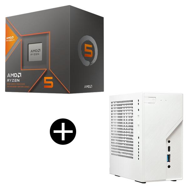 AMD Ryzen 5 8600G BOX With Wraith Stealth Cooler CPU + ASRock DeskMini ...