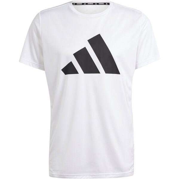 adidas ADIDAS アディダス 陸上・ランニング ランイット 半袖Tシャツ ホワイト J/L IEJ89 IN0075 ...