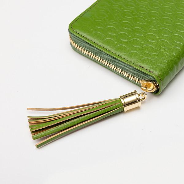 小田清 豊岡工房 馬型押しイタリアンレザーが分けられる長財布 ワイン 426912 小田清 豊岡工房 馬型押しイタリアンレザーコインが分けられる長財布