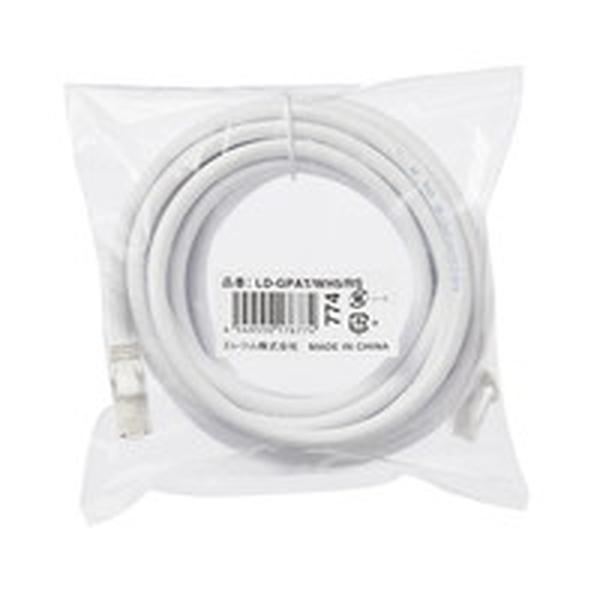 ELECOM LANケーブル エレコム LD-GPAT/WH5/RS CAT6A対応 EU RoHS指令準拠 爪折れ防止 簡易パッケージ仕様 5m ヨリ線 ホワイト : MAXZEN ...