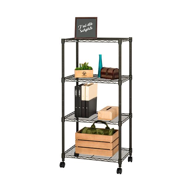 DOSHISHA フリーラック 4段60W ルミナス ノワール ドウシシャ NO6012-4 : MAXZEN Direct Yahoo!店 - 通販 - Yahoo!ショッピング