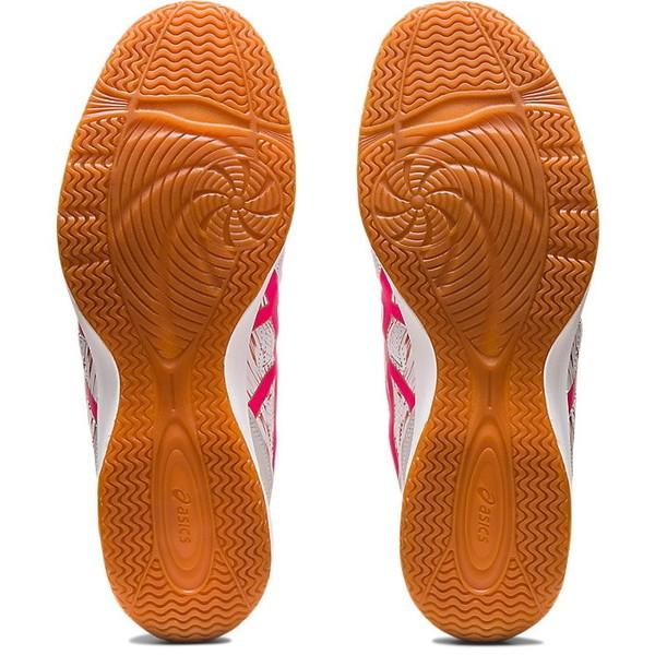 ASICS 卓球シューズ ATTACK HYPERBEAT 4 WHITE/PINK GLO 1073A056 101 25.5 cm アシックス ホワイト×ピンクグロー : MAXZEN ...