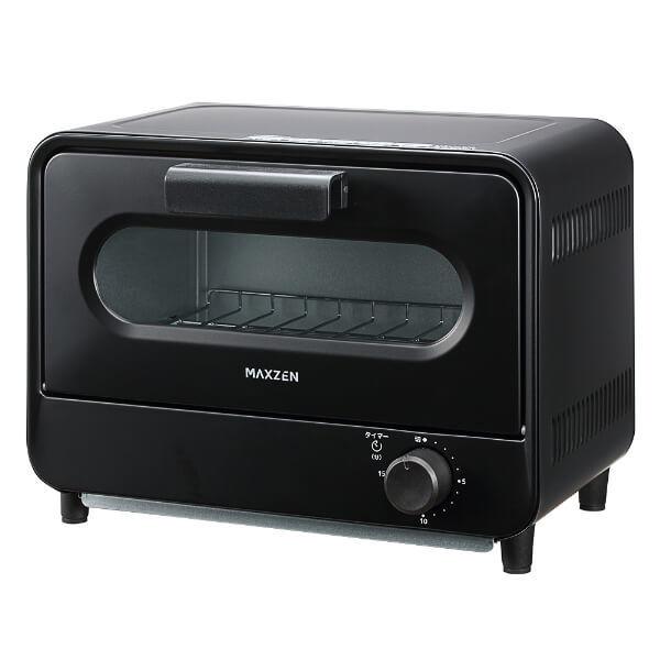 MAXZEN トースター オーブン 2枚 MT-TD01-BK シンプル 2枚焼き トースト パン焼き機 タイマー付き パンくずトレー付き 一人暮らし 新生活 マクスゼン : MAXZEN ...