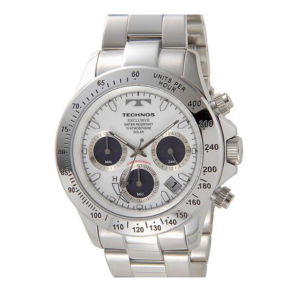 TECHNOS（時計） TECHNOS TE4001SW テクノスメンズソーラークロノ ソーラー腕時計 (メンズウォッチ) : MAXZEN Direct Yahoo!店 - 通販 ...