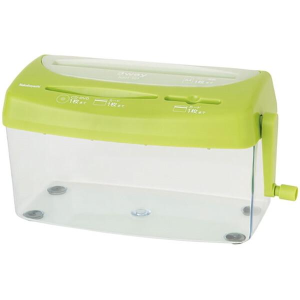 ナカバヤシ Nakabayashi NSH-101GN 3ウェイハンドシュレッダ101 グリーン : MAXZEN Direct Yahoo!店 - 通販 - Yahoo!ショッピング