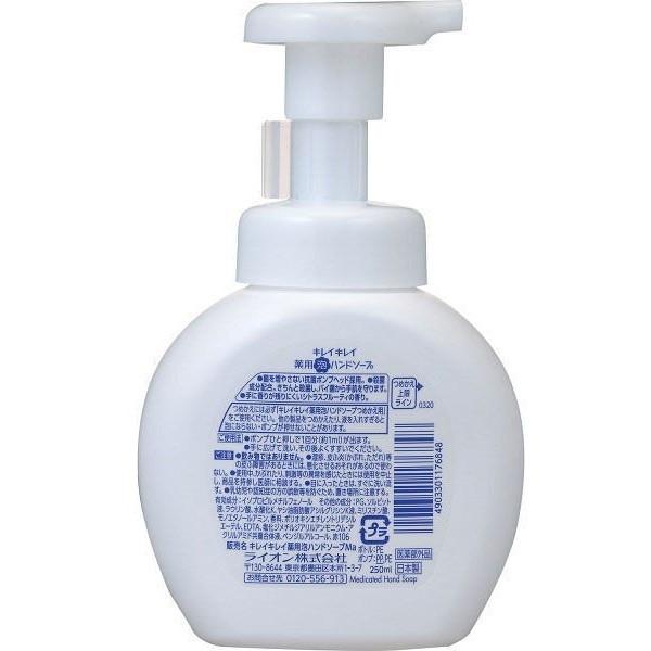 LION ライオン キレイキレイ 薬用泡ハンドソープ 本体 250mL : MAXZEN Direct Yahoo!店 - 通販 ...
