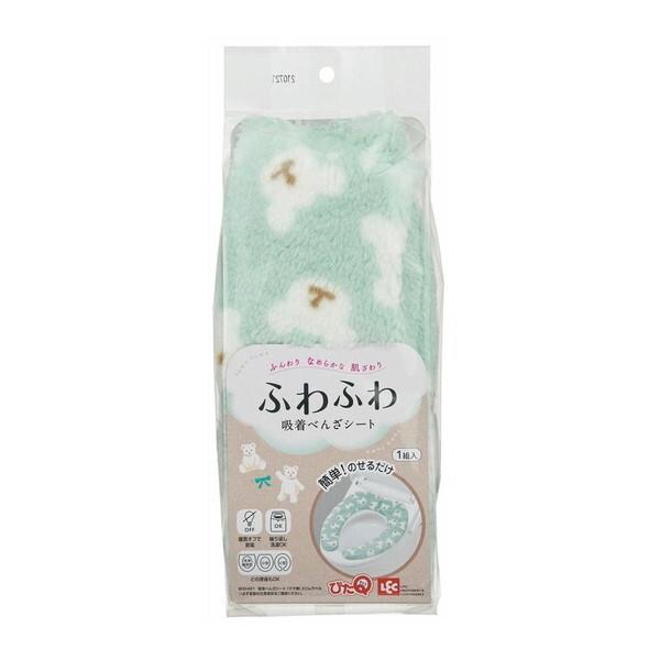 LEC ぴたQ 吸着便座シート ふわふわタイプ (クマ柄) ブルー : MAXZEN Direct Yahoo!店 - 通販 - Yahoo!ショッピング