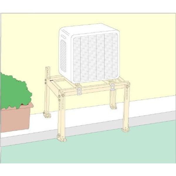 日晴金属 C-NG5 アイボリー goシリーズ クーラーキャッチャー (平地・傾斜置) : MAXZEN Direct Yahoo!店 - 通販 - Yahoo!ショッピング