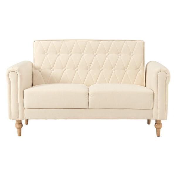 HAGiHARA 萩原 ライラ2P-IV ソファ アイボリー メーカー直送 : MAXZEN Direct Yahoo!店 - 通販 - Yahoo!ショッピング