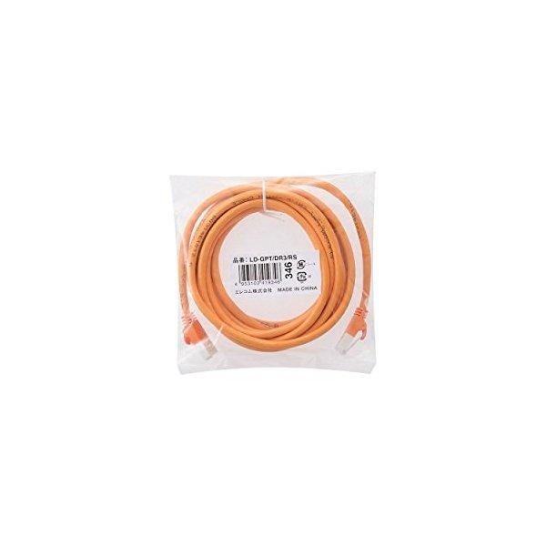 ELECOM LANケーブル エレコム LD-GPT/DR3/RS ツメ折れ防止 CAT6対応 3m オレンジ : MAXZEN Direct Yahoo!店 - 通販 - Yahoo!ショッピング
