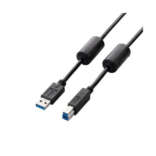 ELECOM USBケーブル エレコム USB3-BF10BK フェライトコア付きUSB3.0ケーブル (A-B) 1.0m ブラック : MAXZEN Direct Yahoo!店 - 通販 ...