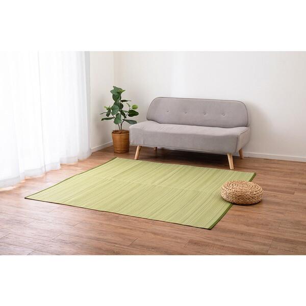 HAGiHARA 萩原 18913290 洗えるい草風カーペット ライアン 団地間10畳 425×340 グリーン メーカー直送 : MAXZEN Direct Yahoo!店 - 通販 ...