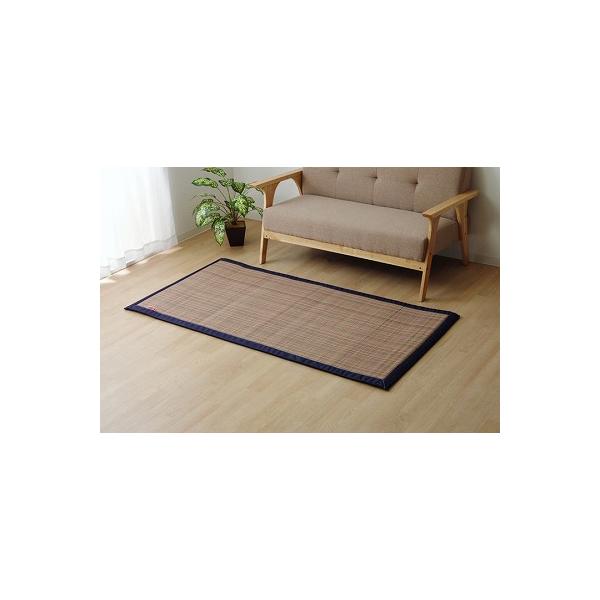 イケヒコ・コーポレーション 5350020 ラグ マット ふっくら 竹カーペット シンプル DDXリオ 90×180cm メーカー直送 ...