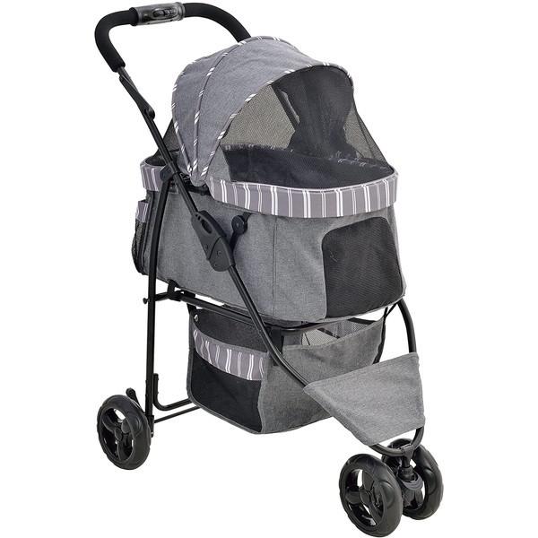 GEX ジェックス わんわんカート スマートハンディ Safety ストライプグレー メーカー直送 : MAXZEN Direct Yahoo!店 - 通販 - Yahoo!ショッピング