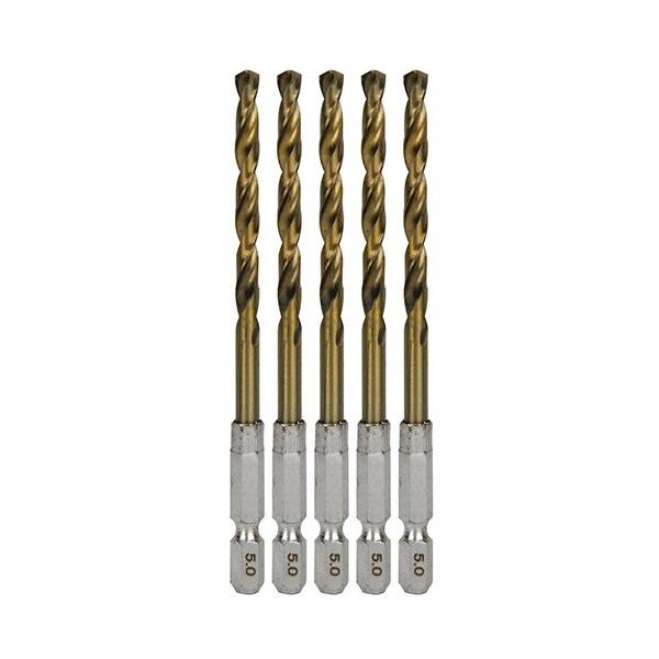 SK11 六角軸Tin鉄ドリル 普通 5.0mm 5pcs : MAXZEN Direct Yahoo!店 - 通販 - Yahoo!ショッピング