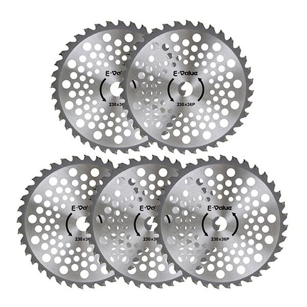 E-Value 軽量タイプチップソー 5枚組 ETT-230×36P×5P : MAXZEN Direct Yahoo!店 - 通販 - Yahoo!ショッピング