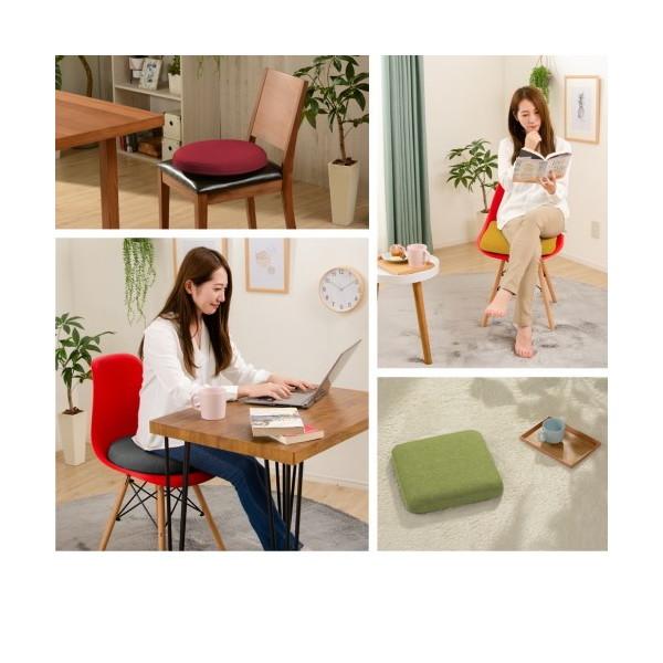 セルタン CELLUTANE SWEETS チェアパッド アッシュグレー 日本製 低反発 カバーリング クッション 座布団 丸型 A1063a-606GRY メーカー直送 : MAXZEN ...