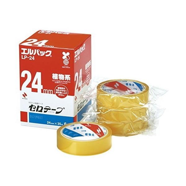 NICHIBAN LP-24 エルパック セロテープ(大巻 6巻入 24mm×35m) : MAXZEN Direct Yahoo!店 - 通販 - Yahoo!ショッピング