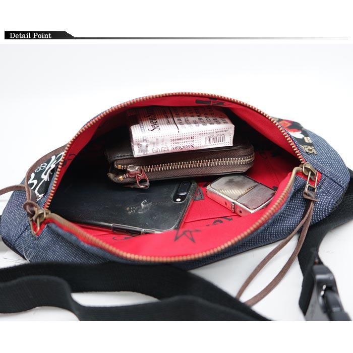 CHIGIRI ちぎり 和柄 ウエスト ショルダー バッグ 日本製 BAG 鞄 金襴