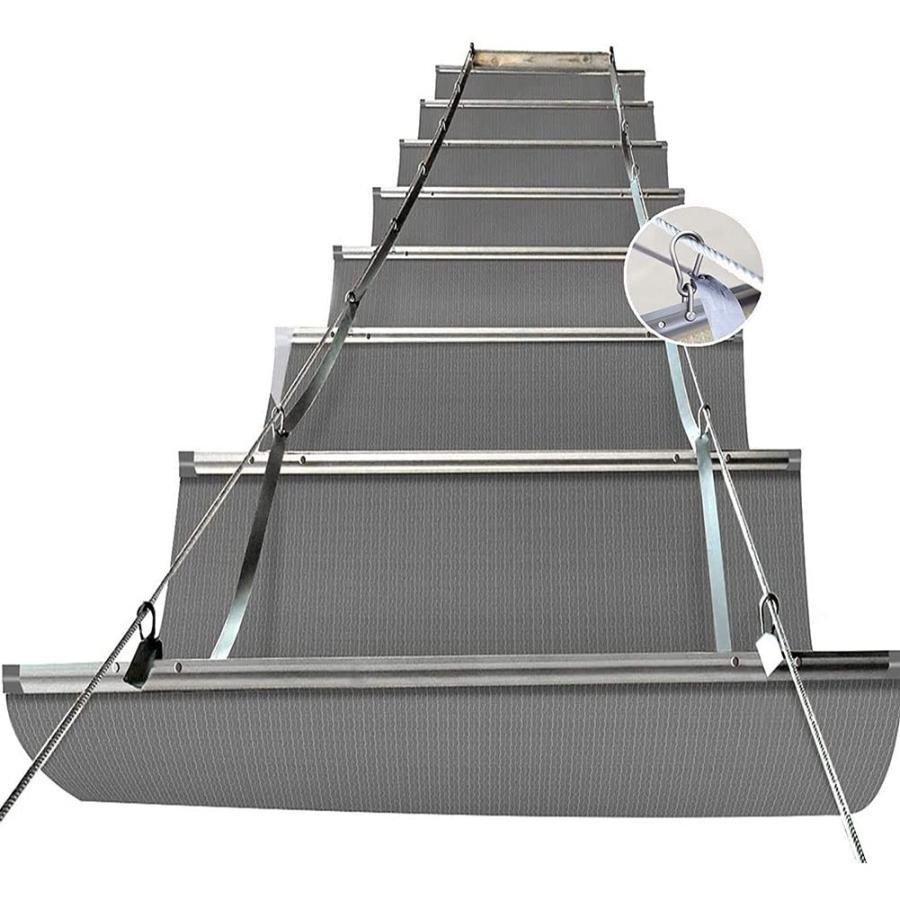 開閉式パーゴラキャノピーシェードカバー、 伸縮式ローマンウェーブシェードセイルがグレードアップ 交換用遮光布 パティオデッキ・パーゴラ ...