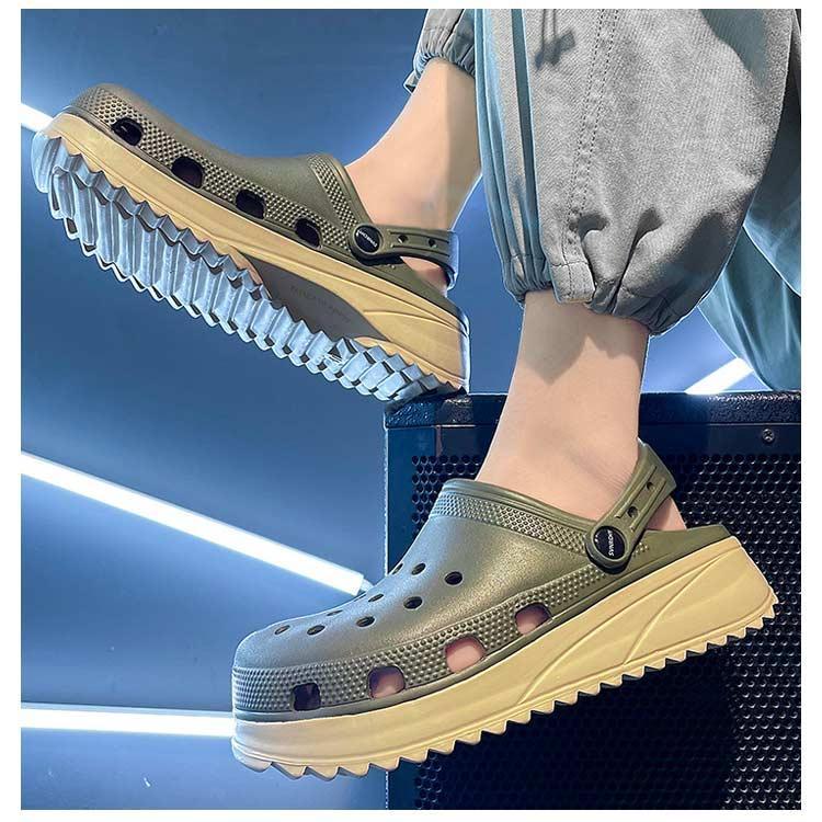 サンダル 履きやすい おしゃれ 2way スリッパ 厚底 軽量 サボサンダル クロックサンダル アウトドア EVAサンダル メンズ スポーツサンダル : May.B Store - 通販 ...