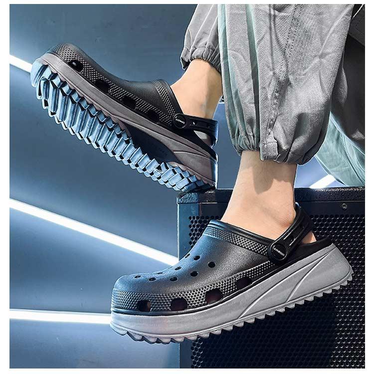 サンダル 履きやすい おしゃれ 2way スリッパ 厚底 軽量 サボサンダル クロックサンダル アウトドア EVAサンダル メンズ スポーツサンダル : May.B Store - 通販 ...