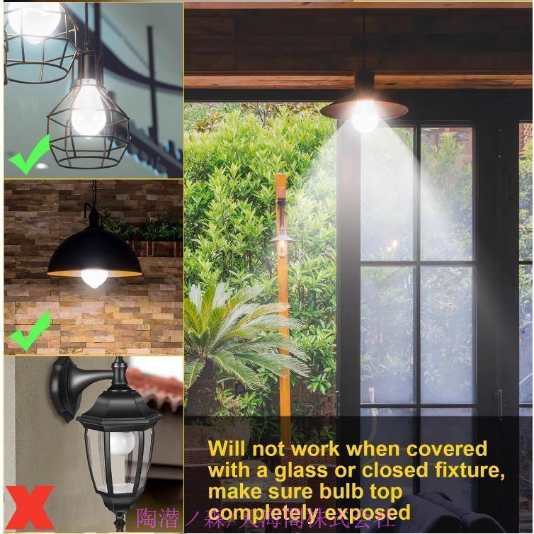 LED電球 人感センサー電球 E26 E17 人感センサー付き 自動点灯消灯 省エネライフ検知角度調節能 斜め 350度回転 取り付けカンタン : May.B Store - 通販 ...