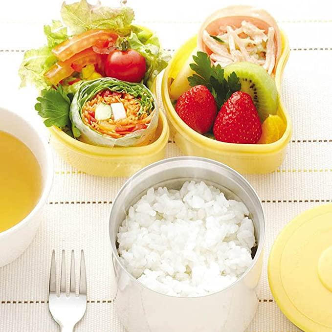 スケーター 保温弁当箱 ランチボックス ジャー付 フォークケース付 ランチケース セット 菜入れ キャラクター かわいい 抗菌 軽量 ドラえもん ジブリ : maymaymall - 通販 ...