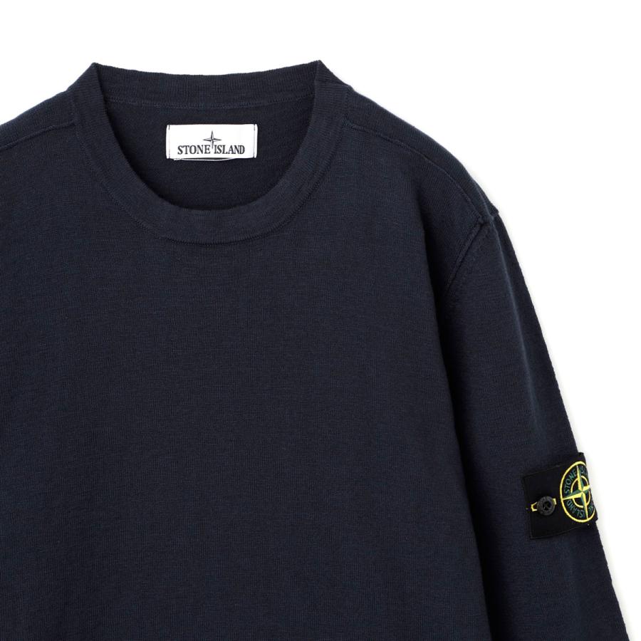 STONE ISLAND ストーンアイランド クルーネックニット 502B0 メンズ 1015502b0-a0020 : モダンブルーYahoo!店 - 通販 - Yahoo!ショッピング