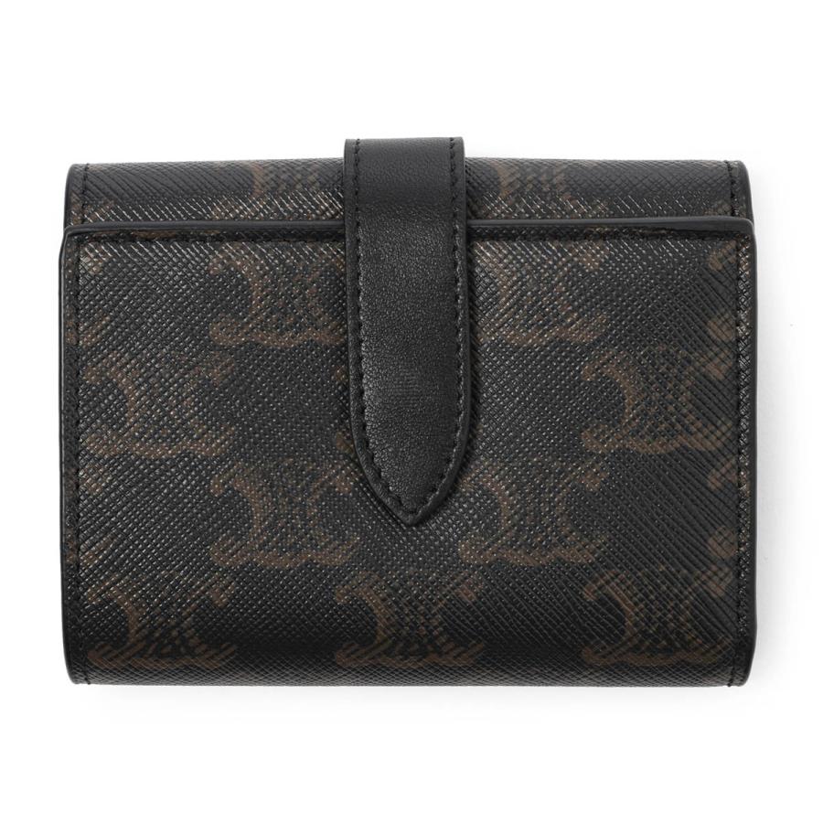 セリーヌ CELINE 3つ折り財布 小銭入れ付き FINE STRAP WALLET コンパクトウォレット ブラック レディース 10h48-2db7-38si :10h48-2db7 ...