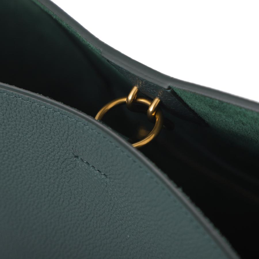 セリーヌ CELINE バケットバッグ SANGLE BUCKET ショルダーバッグ グリーン レディース 18959-3ah4-31an ...