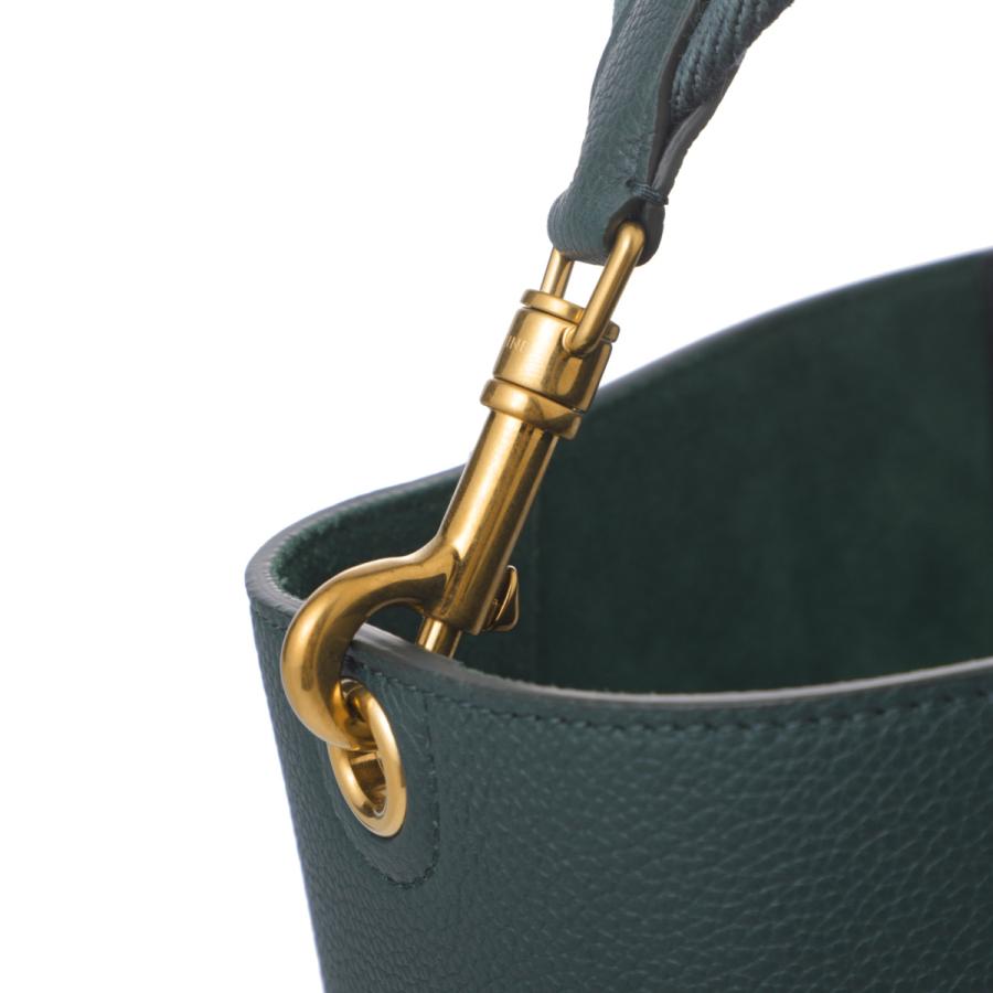 セリーヌ CELINE バケットバッグ SANGLE BUCKET ショルダーバッグ グリーン レディース 18959-3ah4-31an ...
