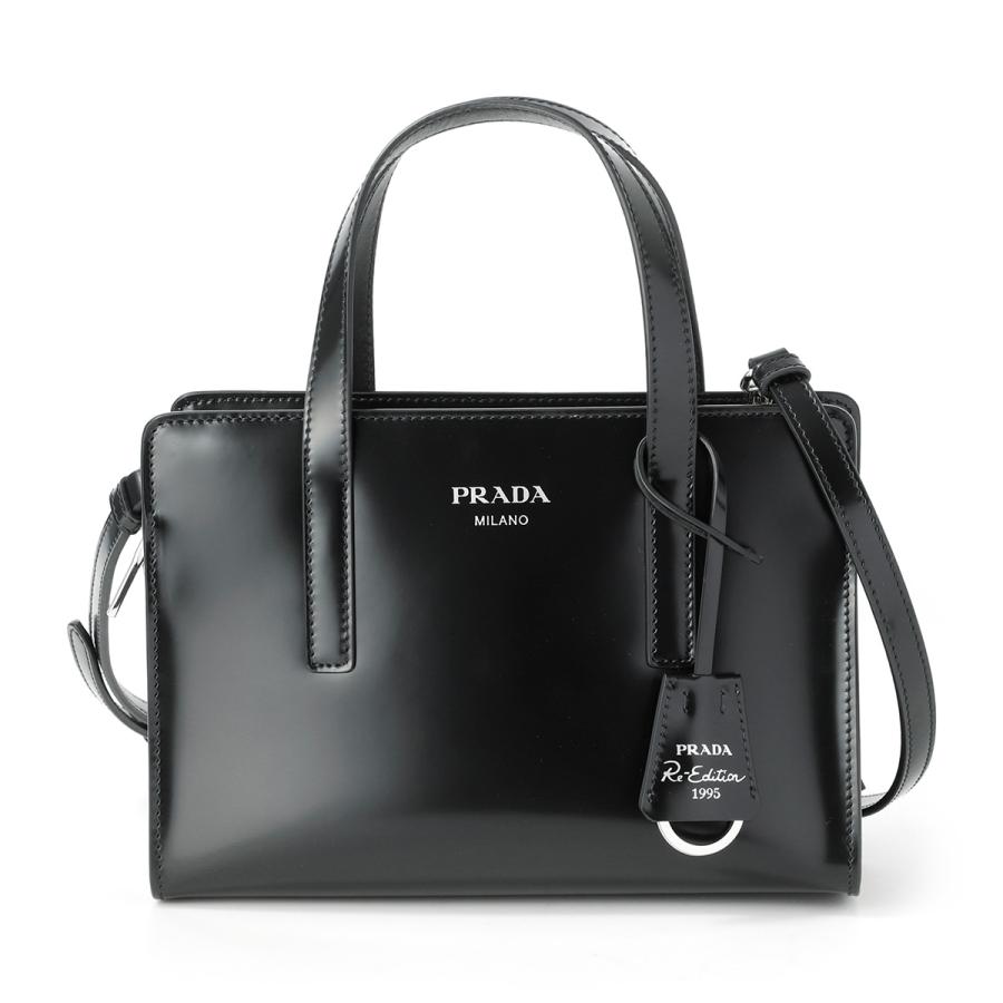 PRADA プラダ ハンドバッグ 2WAY Re-Edition 1995 ショルダーバッグ ブラック レディース 1ba357-vooo-zo6-f0002 : モダンブルーYahoo!店 ...