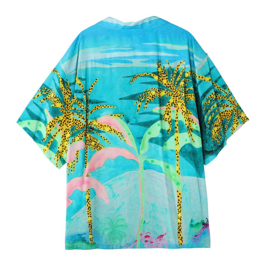 CELINE セリーヌ 半袖シャツ 半袖オープンカラーシャツ ブルー メンズ 2c517-424m-14ml : モダンブルーYahoo!店 ...