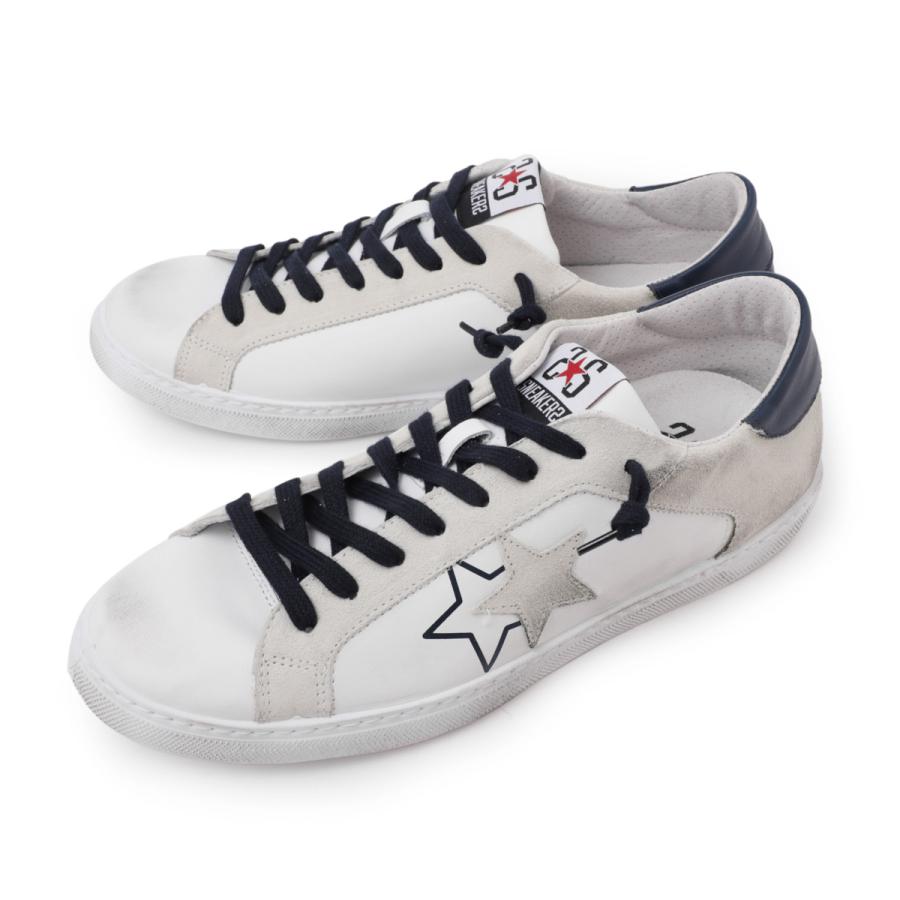 2STAR（ツースター） スニーカー 大きいサイズあり ホワイト メンズ 2su4229-211 : モダンブルーYahoo!店 - 通販 - Yahoo!ショッピング