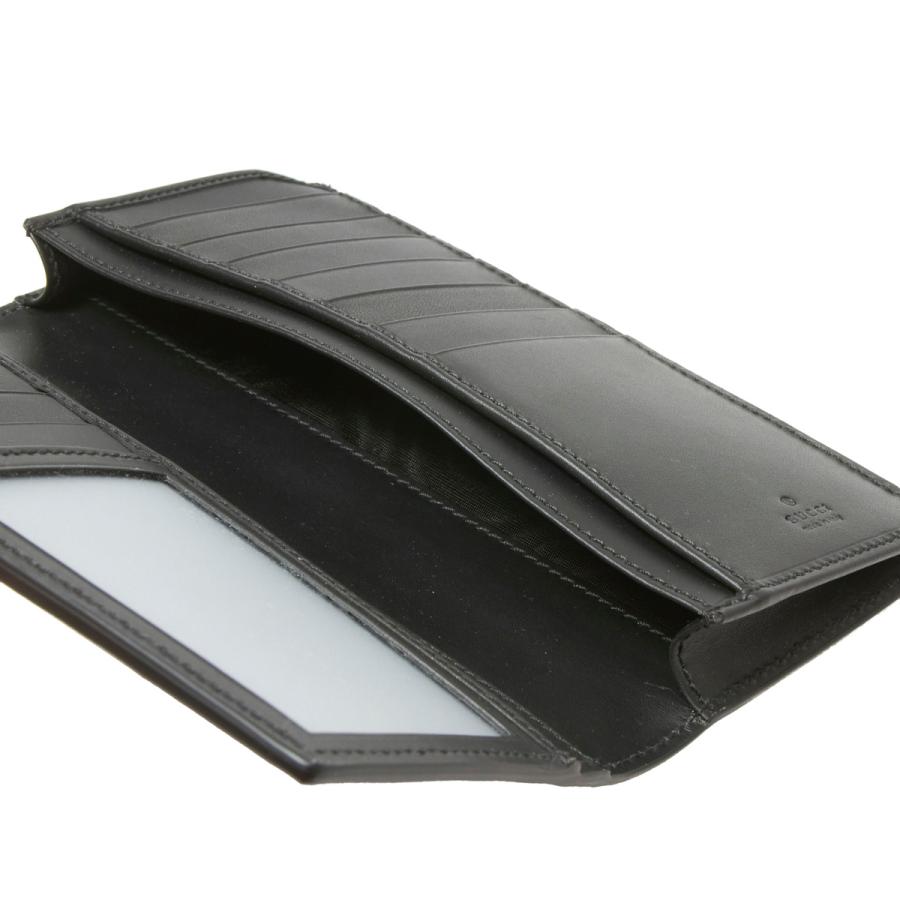 GUCCI グッチ 長財布 GG Supreme KINGSNAKE PRINT SUPREME LONG WALLET ブラック メンズ 459456-k521n-1058 : モダンブルー ...