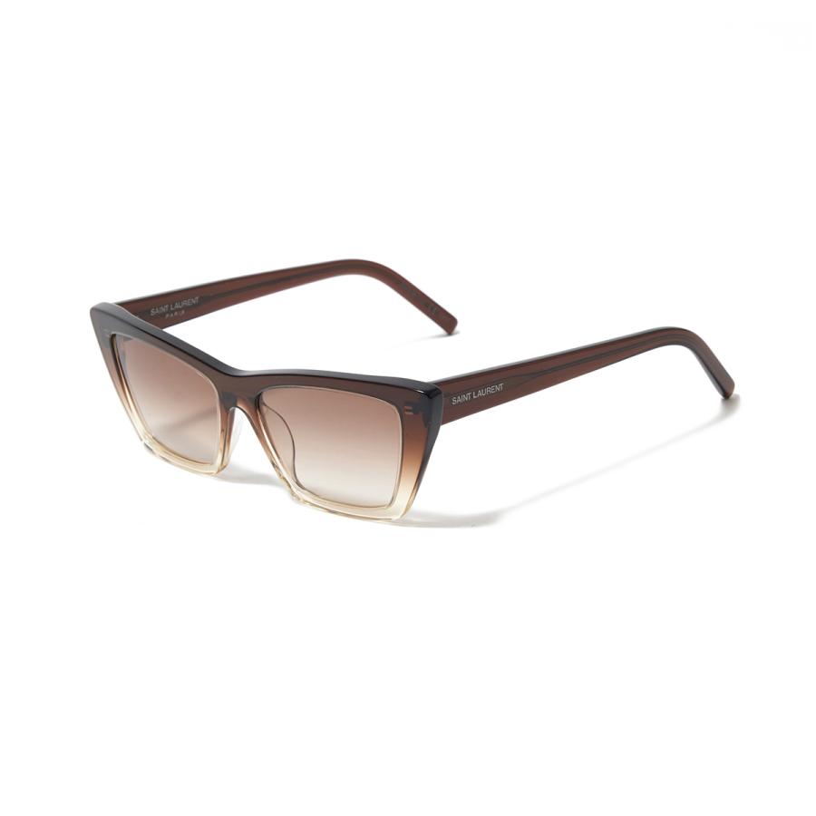 SAINT LAURENT サンローラン サングラス SL 214 MICA ブラウン レディース 560035-y9901-2500 ...