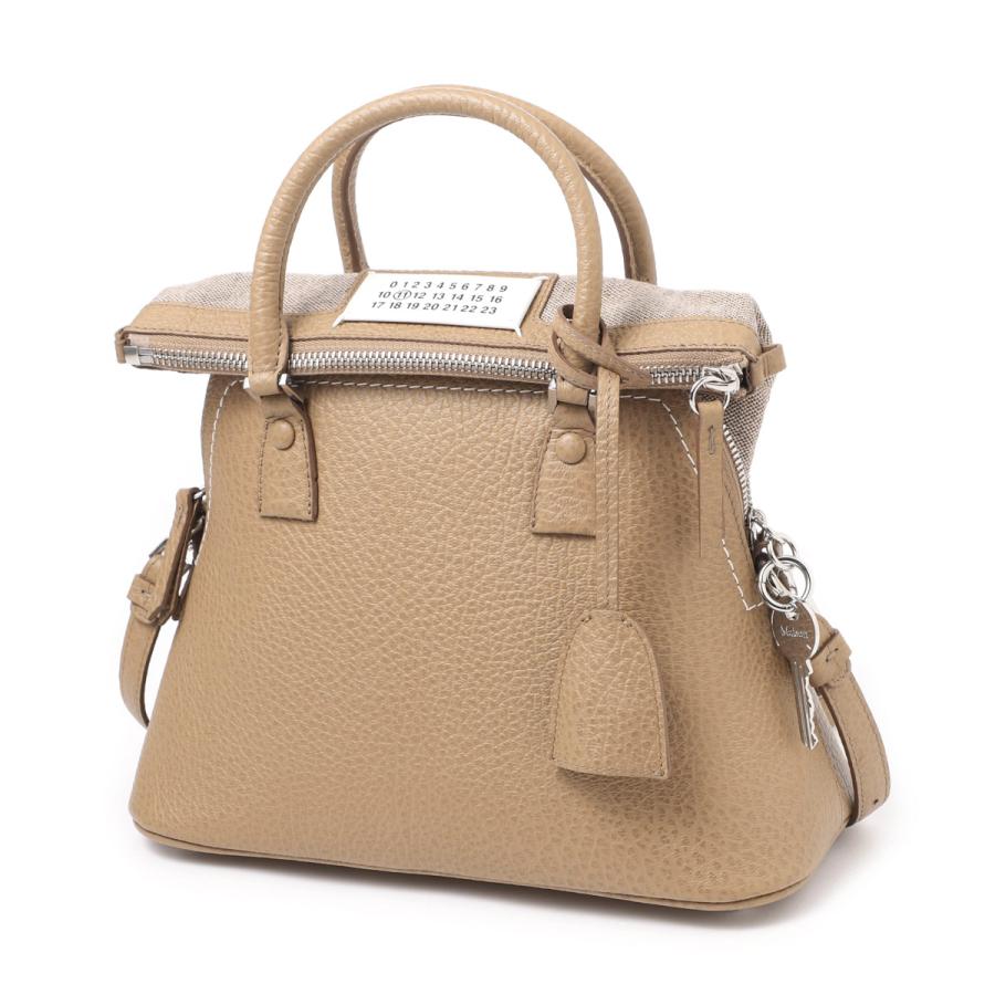 Maison Margiela メゾンマルジェラ ハンドバッグ 2WAY 5AC CLASSIQUE MINI ショルダーバッグ ブラウン ...