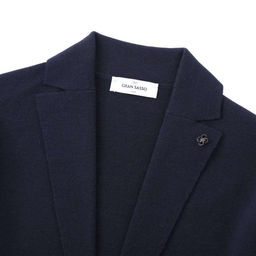 Gran Sasso（グランサッソ） Gran Sasso 2つボタン ニットジャケット