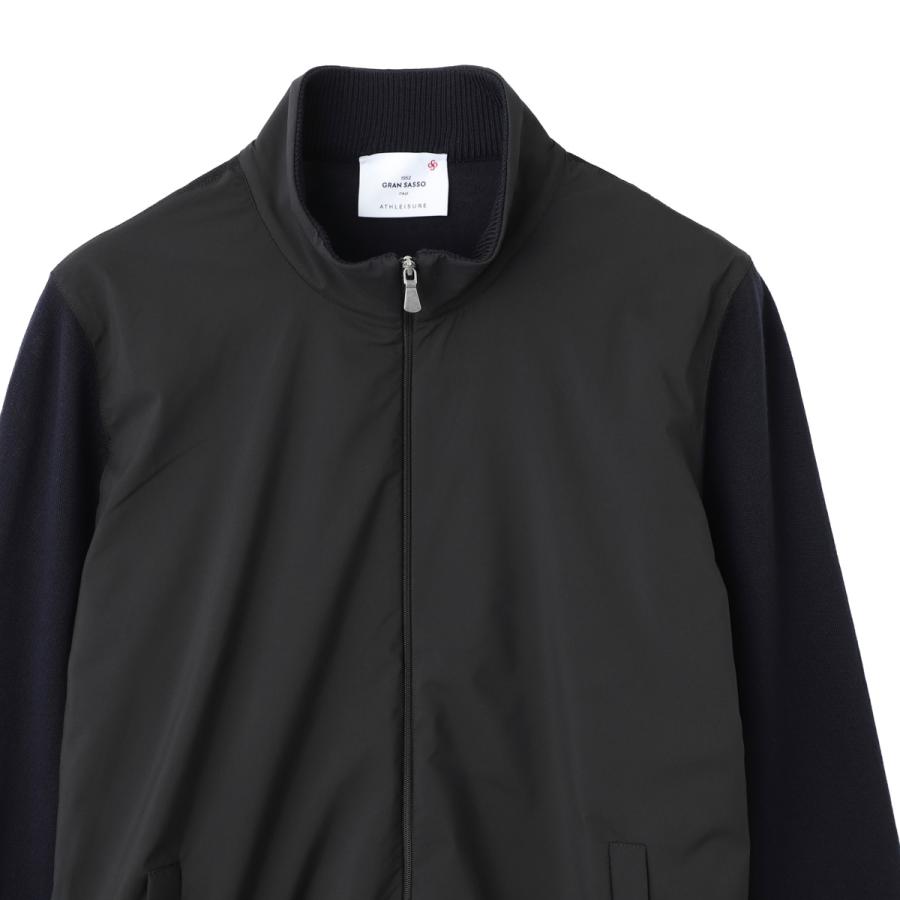 Gran Sasso（グランサッソ） ジップアップ ニットブルゾン ATHLEISURE