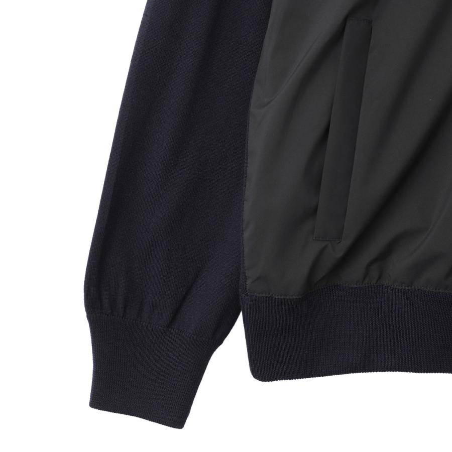 Gran Sasso（グランサッソ） ジップアップ ニットブルゾン ATHLEISURE