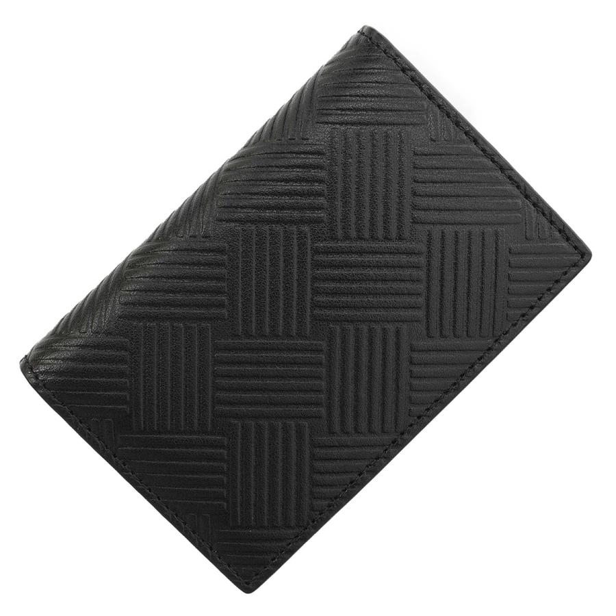 BOTTEGA VENETA ボッテガヴェネタ カードケース DEBOSSED CALF ブラック メンズ 592619-v0sq1-8803 ...