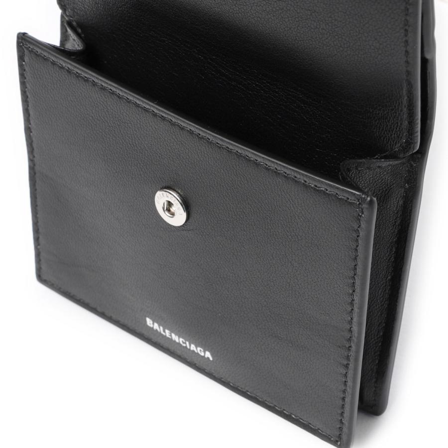 BALENCIAGA バレンシアガ 3つ折り財布 小銭入れ付き ブラック レディース 637450-210fd-1090 : モダンブルーYahoo!店 - 通販 - Yahoo!ショッピング