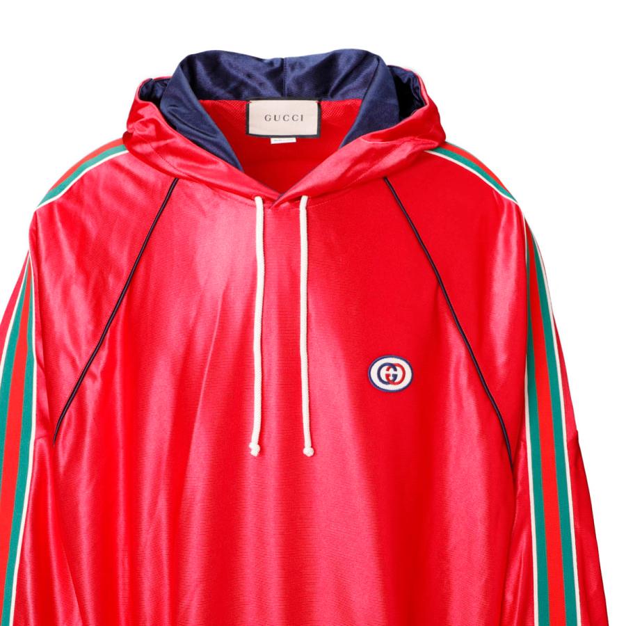 GUCCI グッチ パーカ フーディ レッド メンズ 653373-xjdi9-6429 : モダンブルーYahoo!店 - 通販 - Yahoo!ショッピング