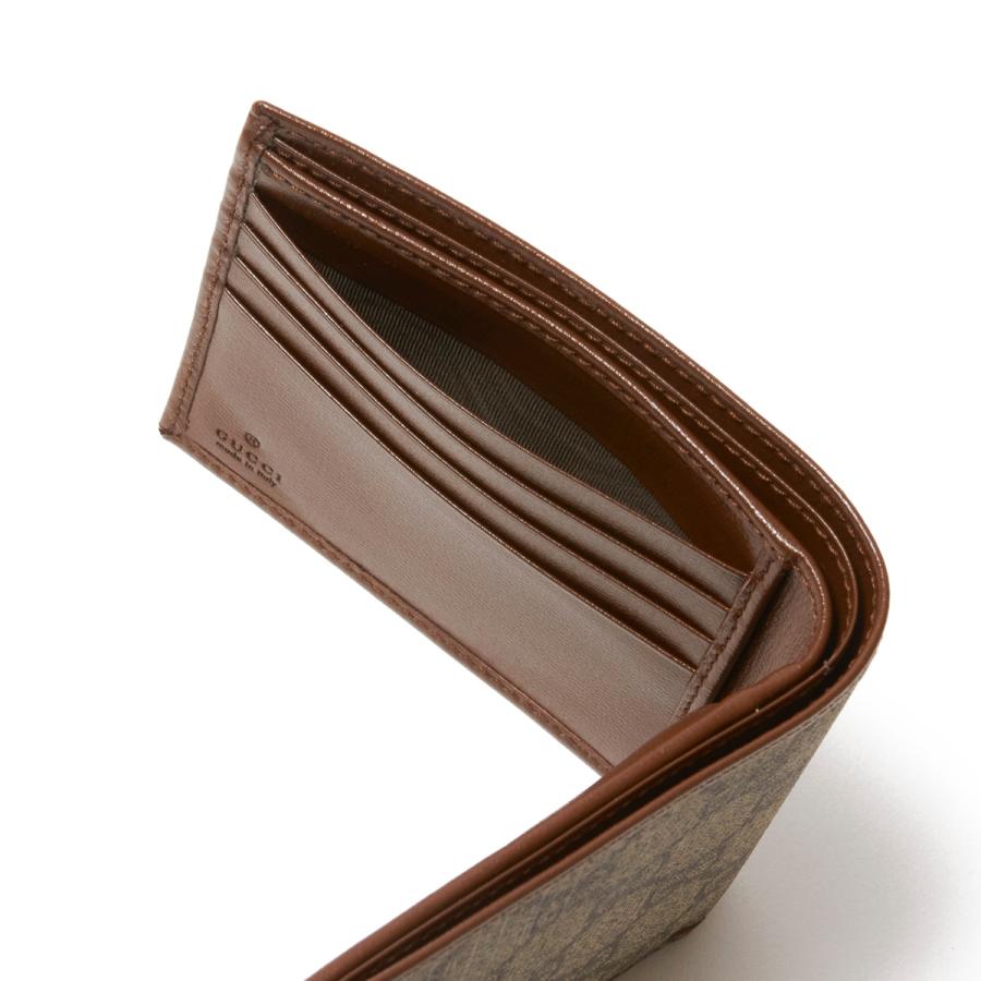 GUCCI（グッチ） GUCCI 2つ折り財布 小銭入れ付き ARIA GG Marmont ベージュ メンズ 673000-92tcg ...