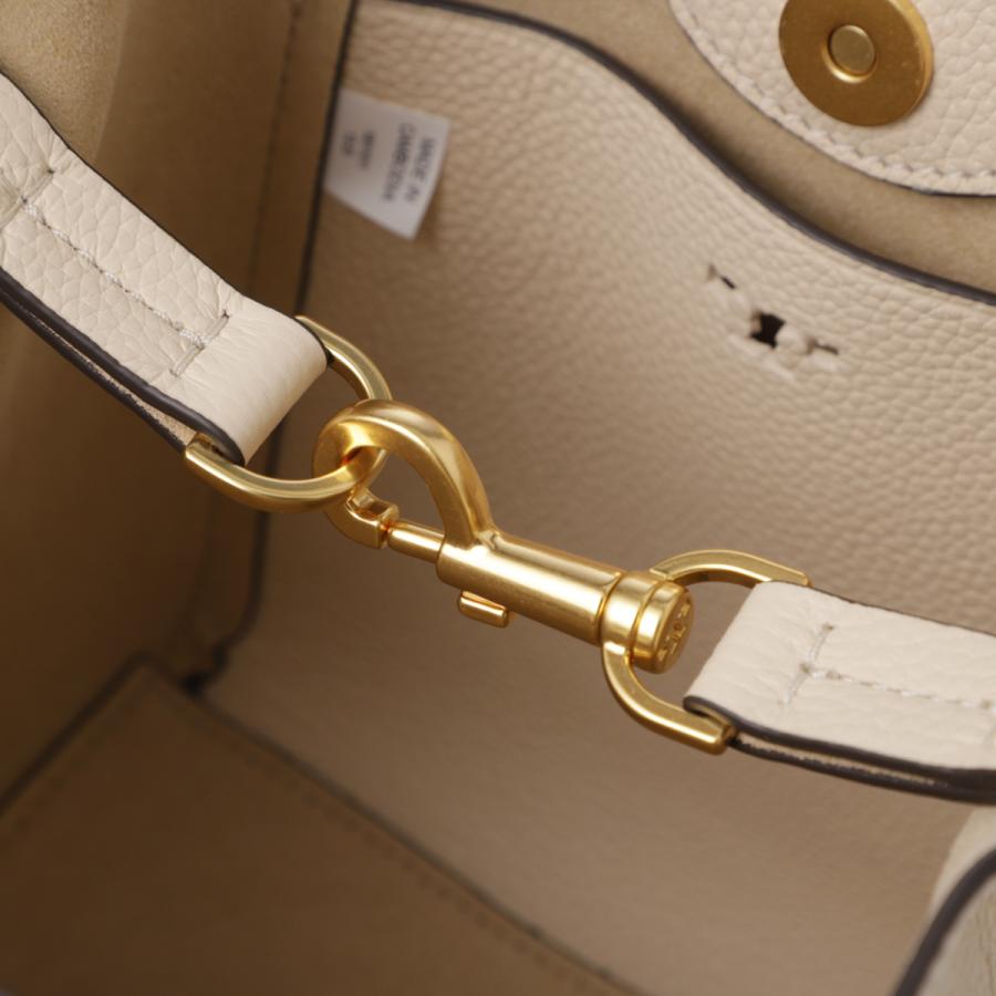 TORY BURCH トリーバーチ バケットバッグ 2WAY MCGRAW SMALL BUCKET マックグロー ベージュ レディース ...