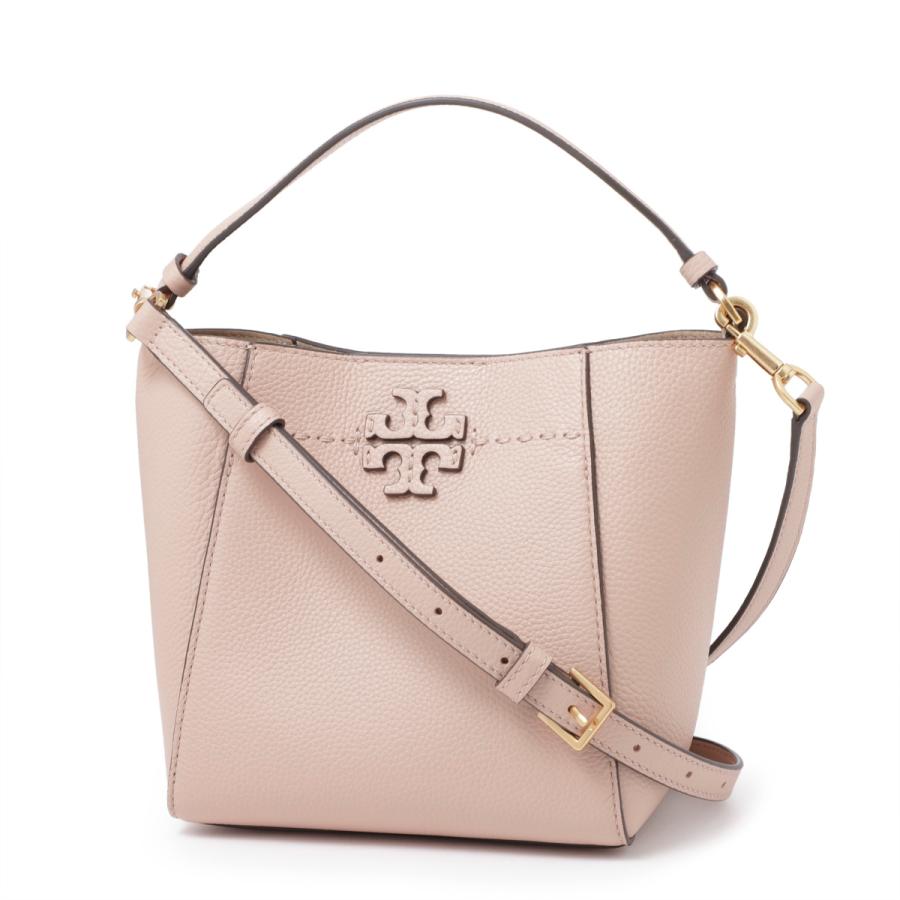 TORY BURCH トリーバーチ ハンドバッグ 2WAY MCGRAW SMALL BUCKET マックグロー バケットバッグ ピンク ...
