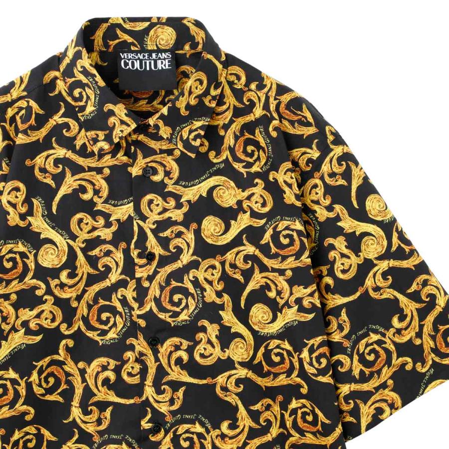 ヴェルサーチェ VERSACE JEANS COUTURE 半袖シャツ ブラック メンズ 74gal211-ns196-g89 : 74gal211-ns196 : モダンブルーYahoo!店 ...