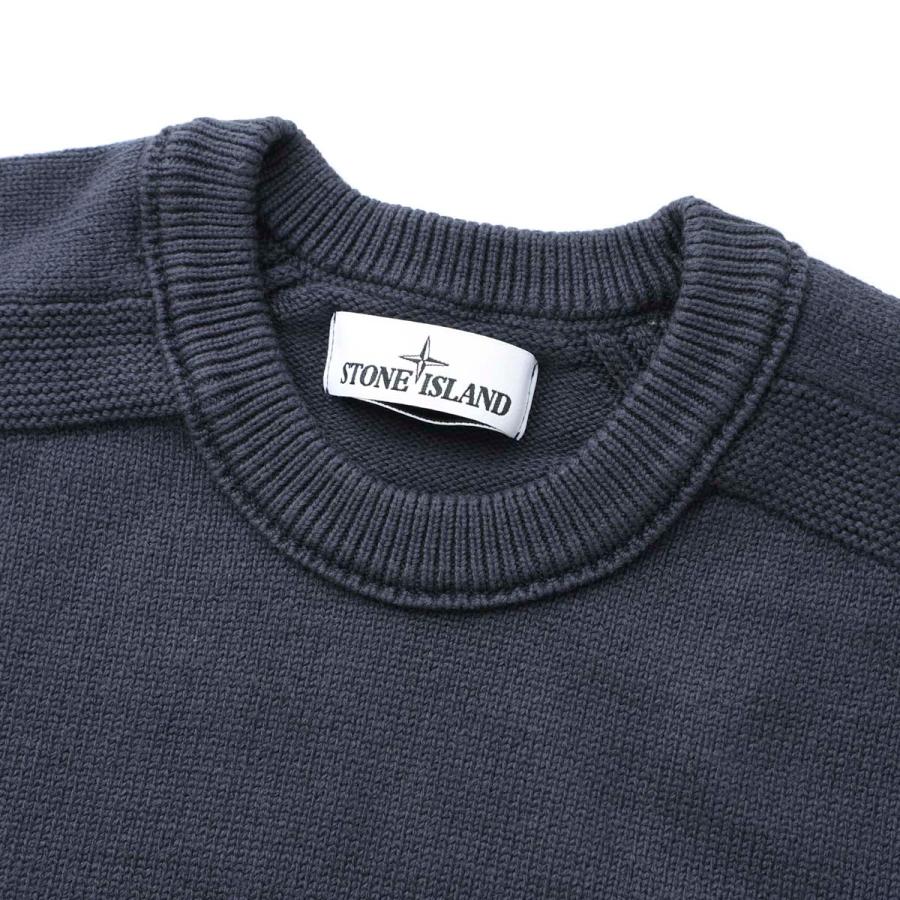 STONE ISLAND ストーンアイランド クルーネックニット セーター メンズ 541a2-v0026 : モダンブルーYahoo!店 - 通販 - Yahoo!ショッピング