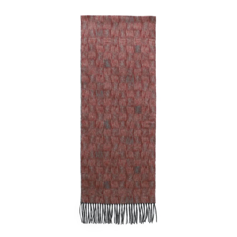 PIACENZA ピアチェンツァ カシミア CASHMERE マフラー ストール メンズ 83906-12-4-darkred-green ...